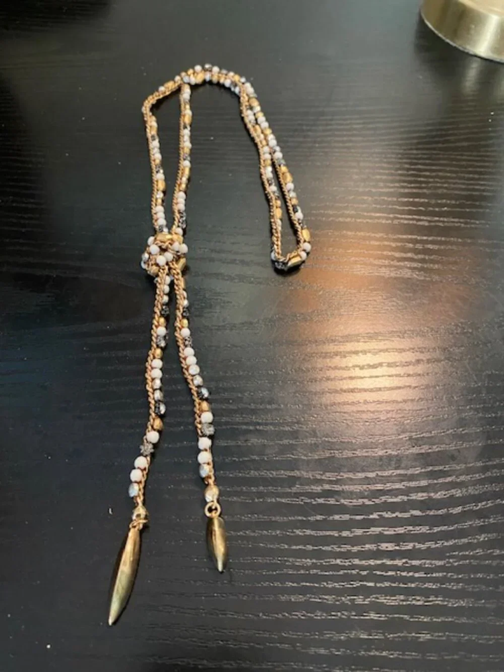 Jewelry | 4inch Beautiful Beaded Lariat | Poshmark